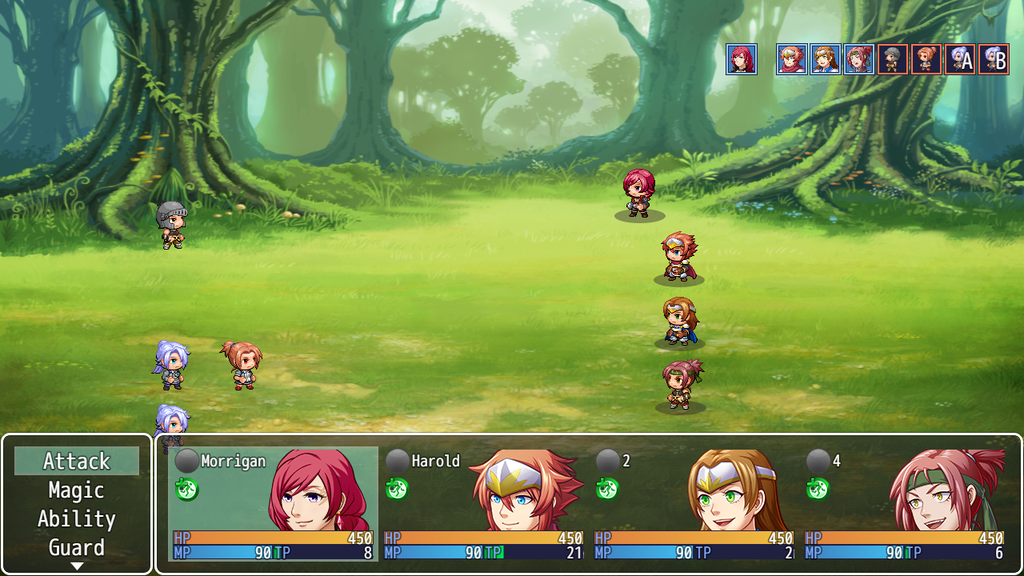 Need help with Yanfly Row Formation positions | RPG Maker Forums